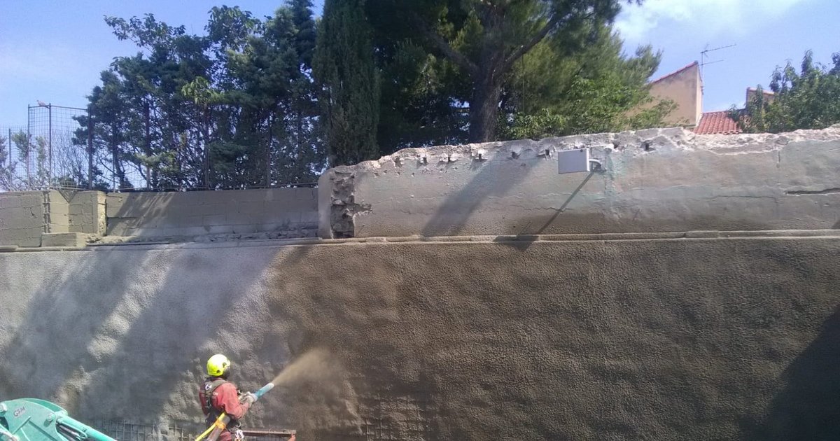 Soutènement de talus par paroi clouée - Stabilisation Protection