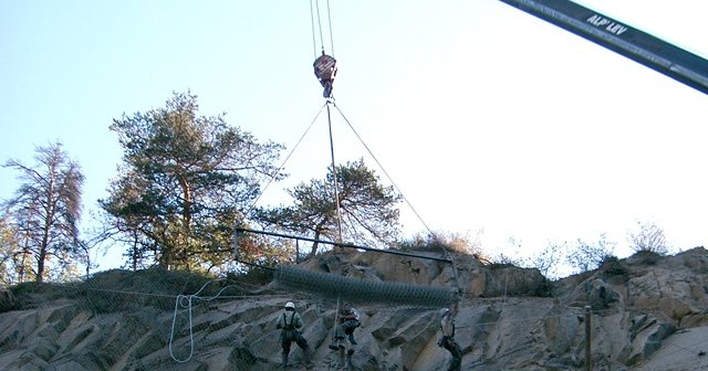 Rope access work - Stabilisation Protection
